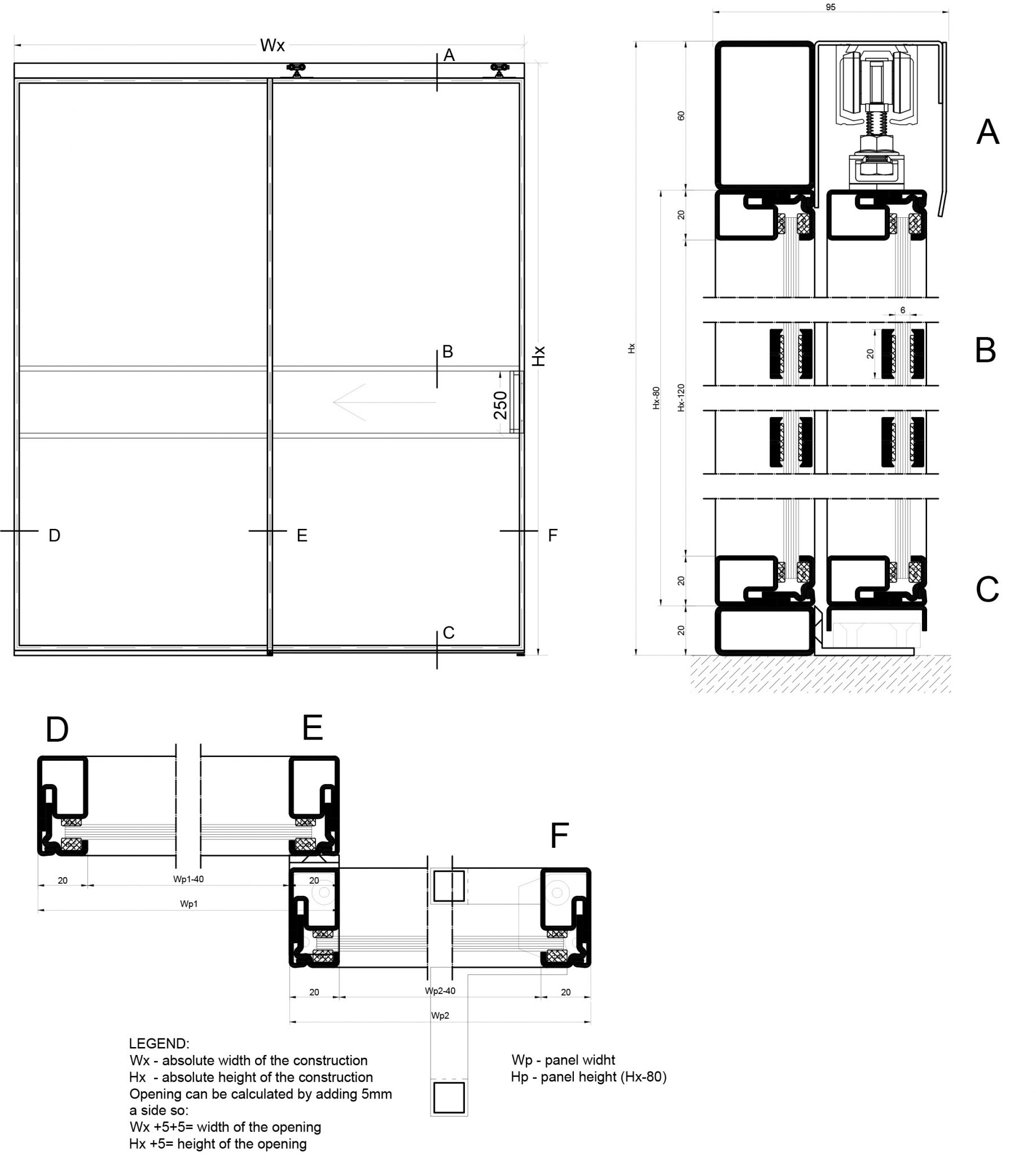 Internal Sliding Doors in London - Black Steel Doors Ltd